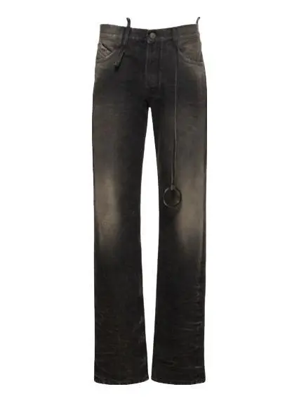 Attico Belt-loop Jeans - Black