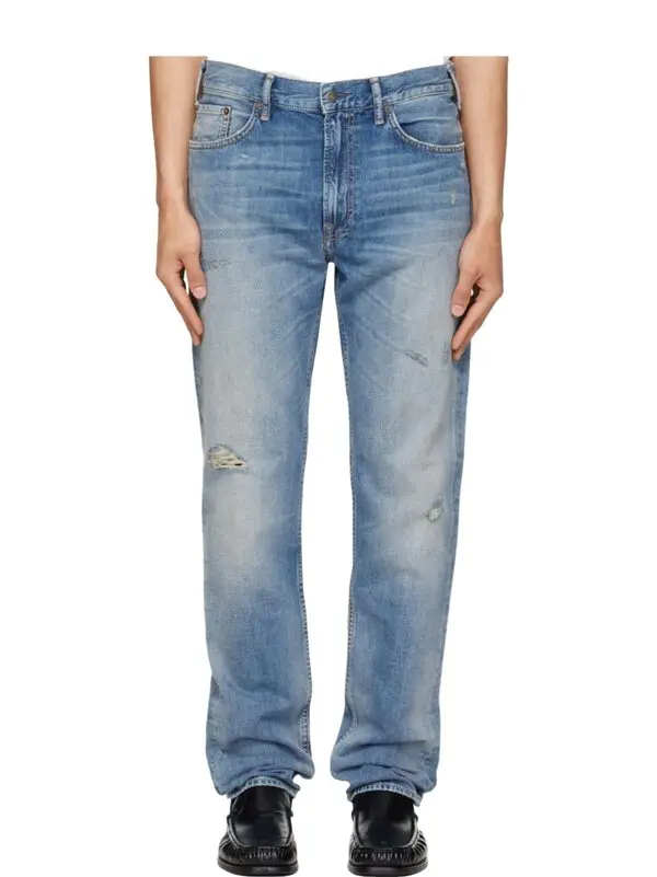 Acne Studios Belt Loop Jeans - Medium Blue