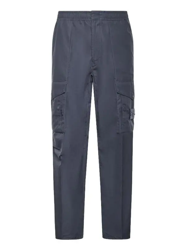 Stone Island Elasticated Cargo Pants - Blue