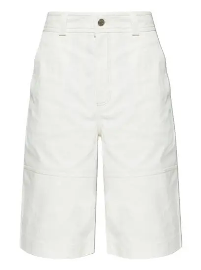 Ami Worker Bermuda Shorts - White