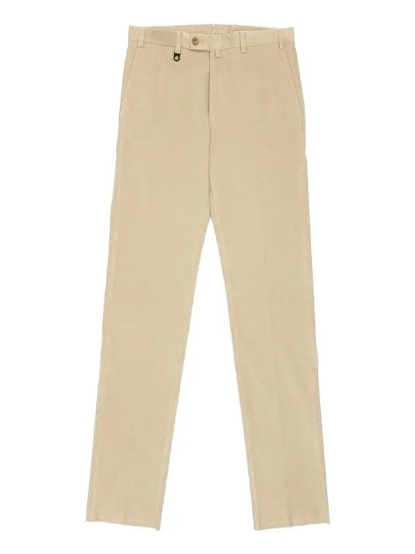 FERRAGAMO Straight Casual Pants - Nude