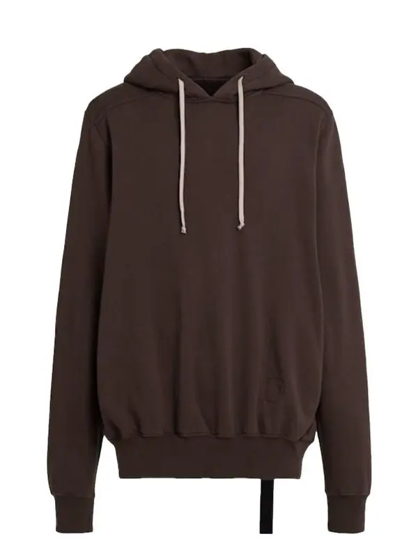 Rick Owens Oversized Hooded Cotton Sweatshirt - Black