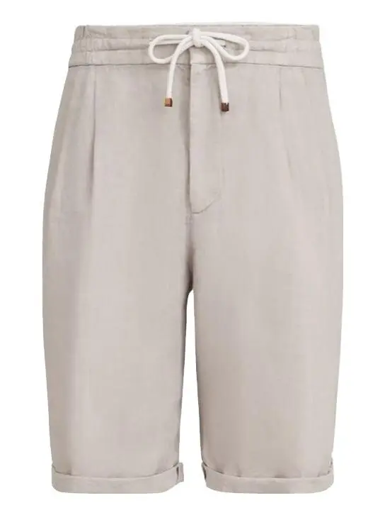 Brunello Cucinelli Tie-dye Bermuda Shorts - White