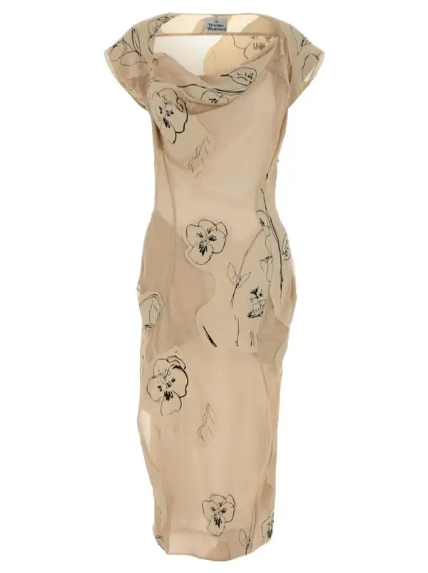 VIVIENNE WESTWOOD Ionian Printed Jersey Dress - No