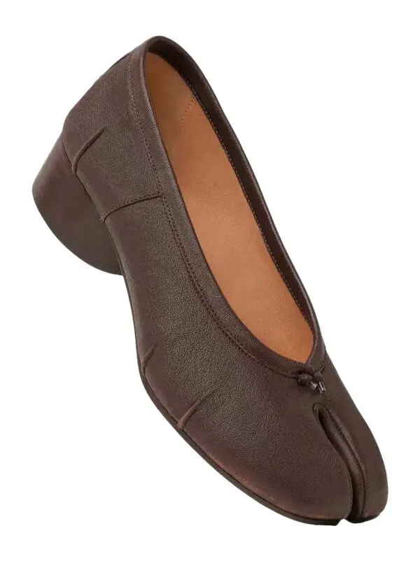 MAISON MARGIELA Tabi Toe Heeled Shoes - Brown