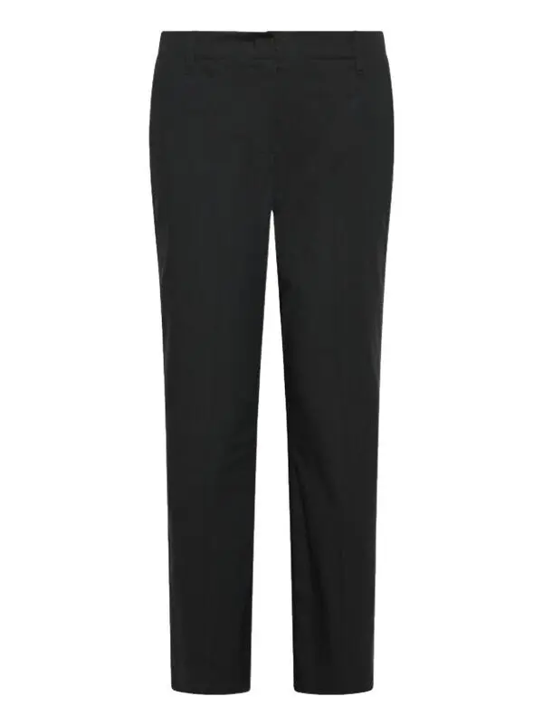 Marella Stretch Poplin Trousers - Black