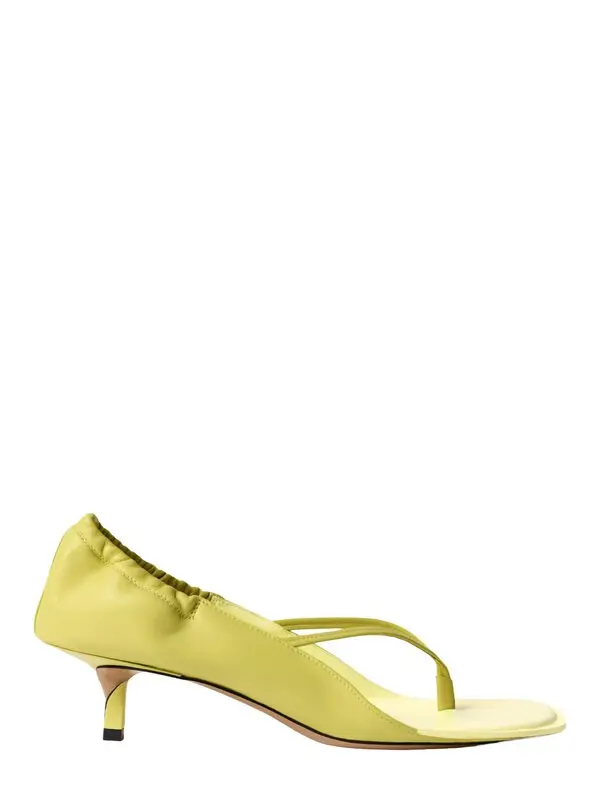 Jacquemus Round Toe High Heeled Sandals - Light Green