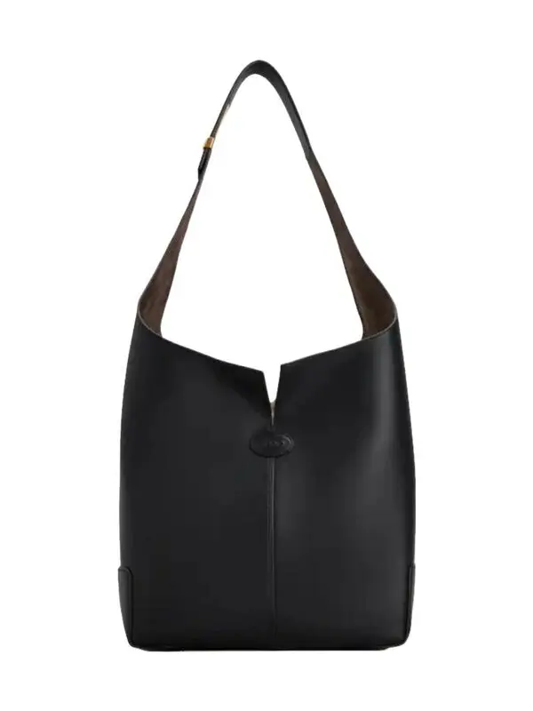 TOD'S Di Bag Folio Shoulder Bag - Black
