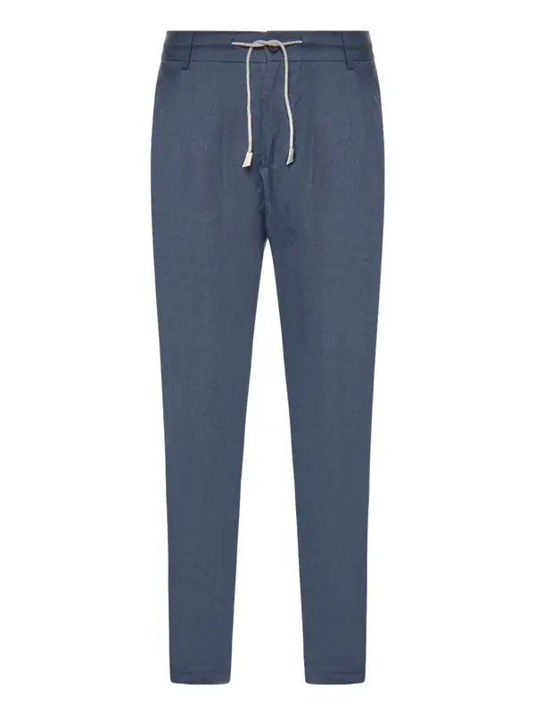 Eleventy Slim Drawstring Pants - Blue