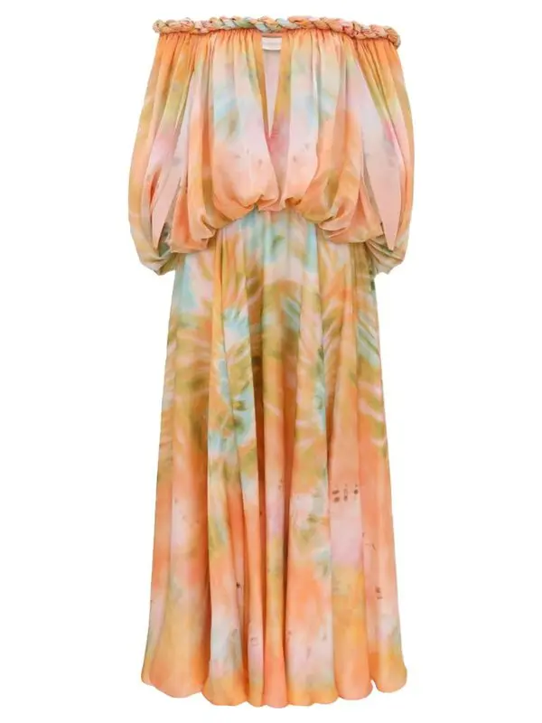 Zimmermann Luna Twist Billow Gown - Multicolor