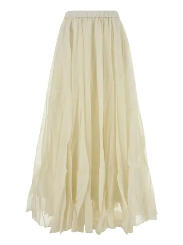 Co Crinoline Double Layer Skirt - Nude