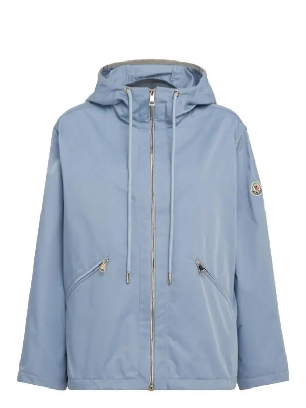 Moncler Cassiopea Tech Hooded Jacket - Blue