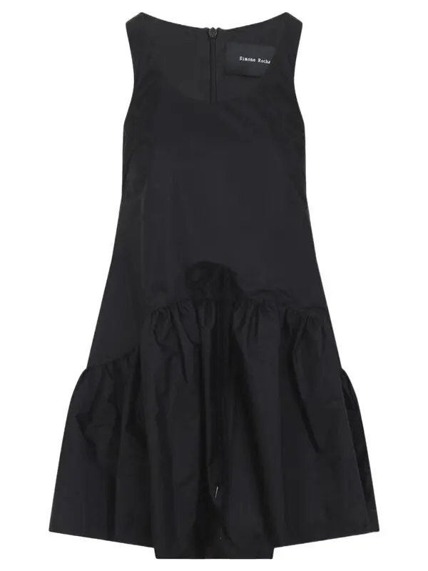 Simone Rocha Peplum Mini Dress - Black