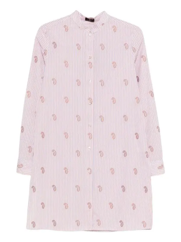 Etro Paisley Striped Shirt - Pink