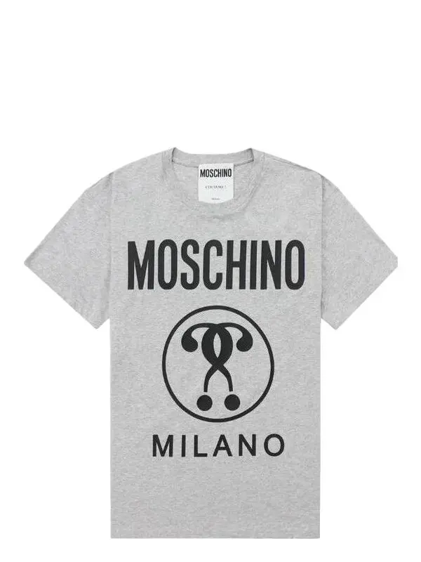 Moschino Double Question Mark Logo T-shirt - No