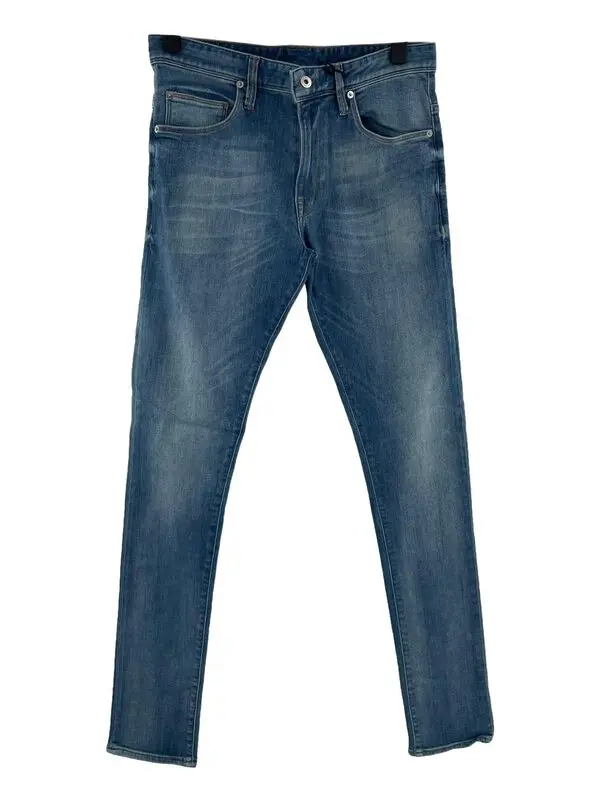 Moschino Five-pocket Denim Trousers - Blue