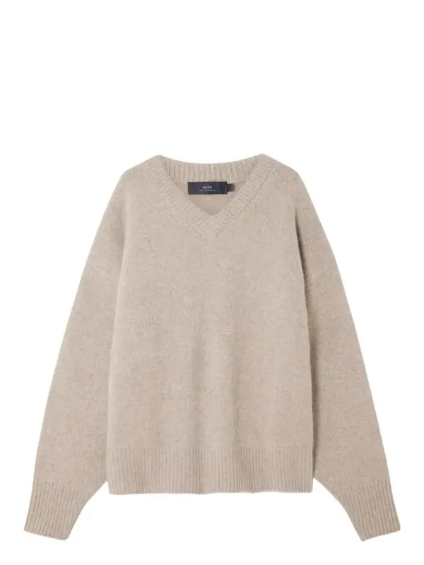 Arch4 V-neck Cashmere Sweater - Nude