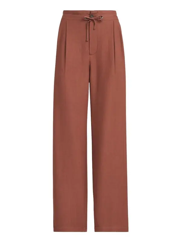 Brunello Cucinelli Drawstring Tailored Trousers - Brown