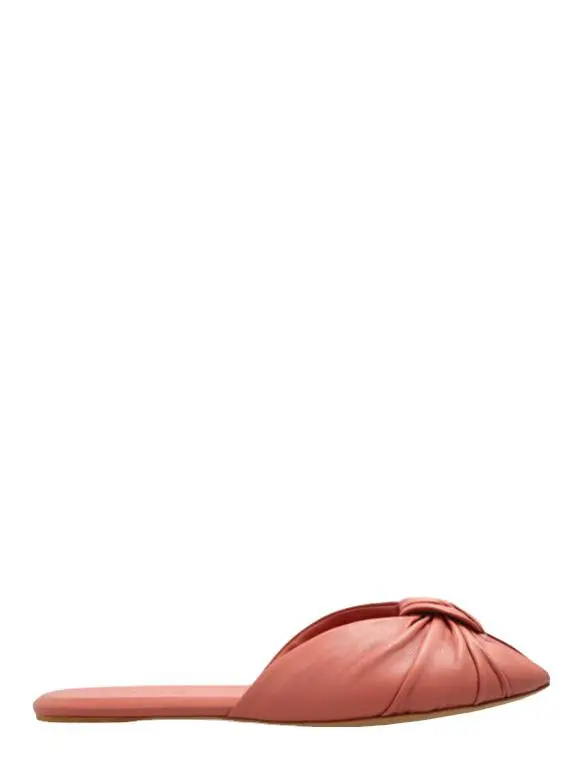 Chloé Suzie Knotted Slide Sandals - Brown