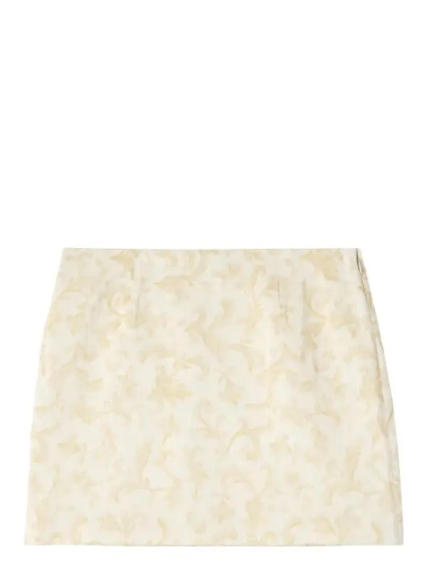 Posse Isla Printed Mini Skirt - Light Yellow