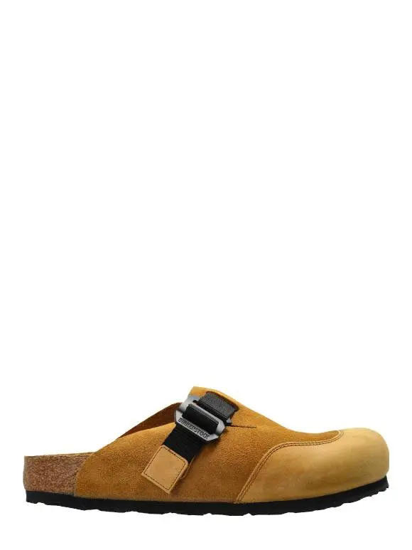BIRKENSTOCK Boston Nova Suede Clogs - Brown