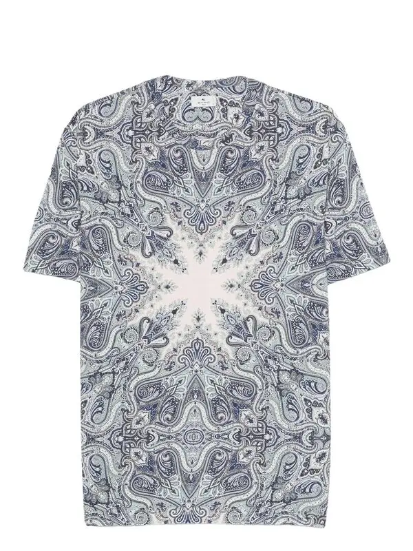 Etro Paisley-print T-shirt - Gray