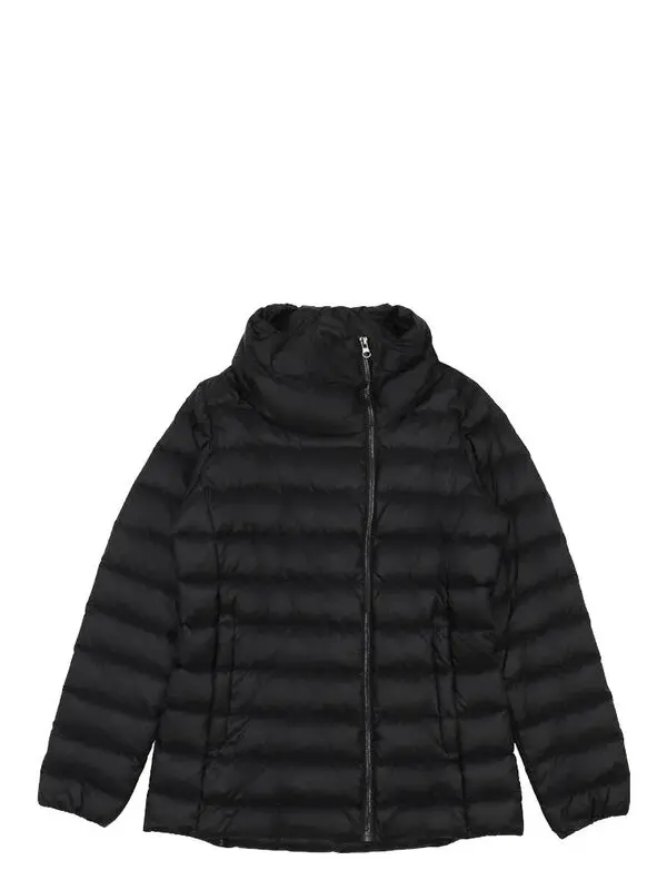 Max Mara Quilted Down Jacket With Stand Collar - Black