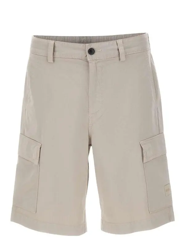 Hugo Boss Belt Loop Shorts - Nude