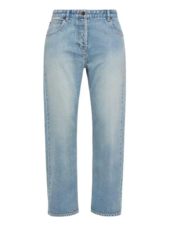 THE ROW Riaca Straight Leg Jeans - Blue