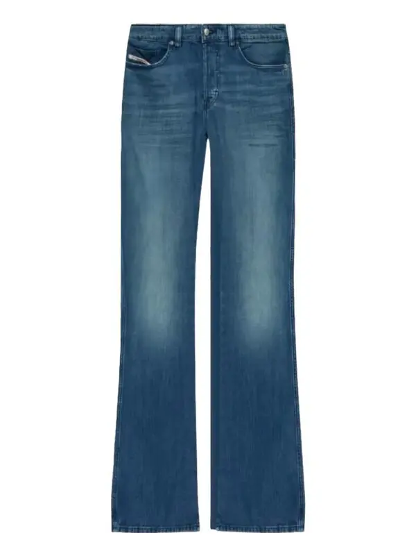 DIESEL® Buttoned Flared Jeans - Blue