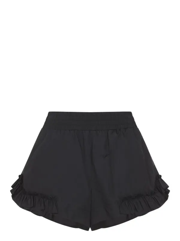 Simone Rocha Frill Track Shorts - Black