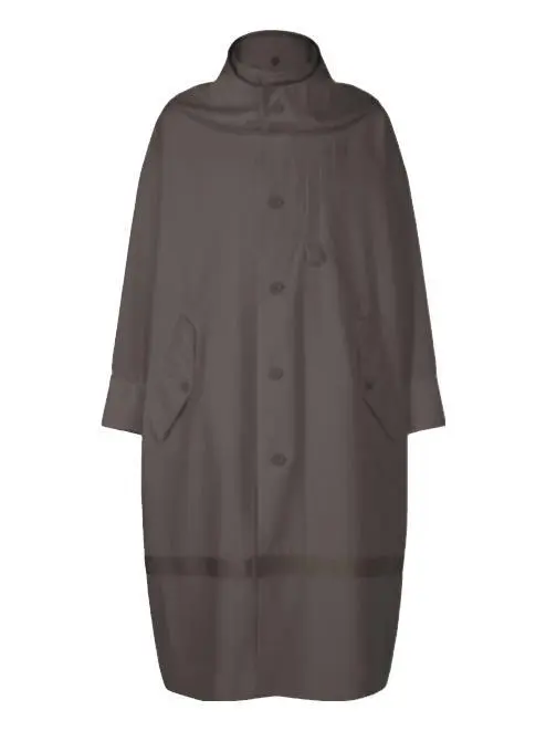 Issey Miyake Ribbon Pocket Coat - Charcoal-grey