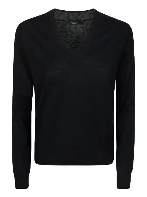 Max Mara V-neck Jumper - Black