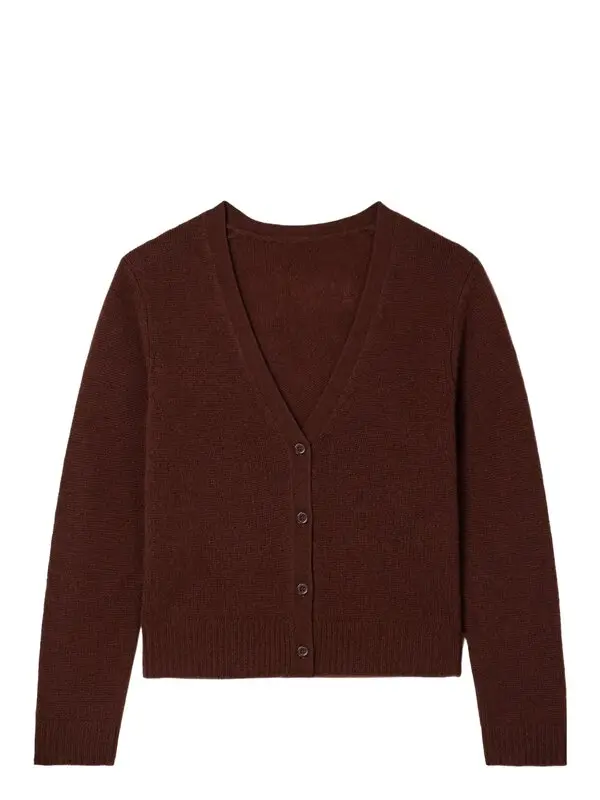 DÔEN Cameron Cashmere Cardigan - Dark Ochre