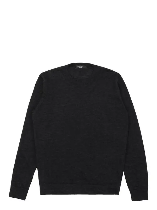 Max Mara Round Neck Long Sleeve Pullover - Black