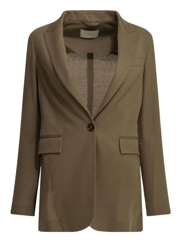 CIRCOLO 1901 Single-breasted Blazer - Brown
