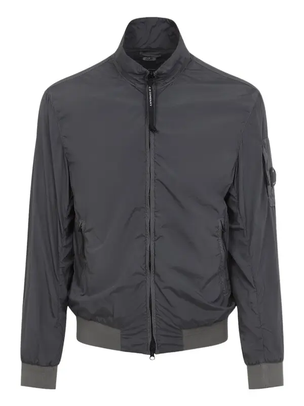 C.P. COMPANY Nycra Short Bomber Jacket - Black