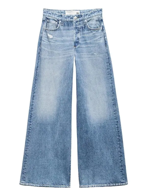 RAG  BONE Rag & Bone Miramar Sofie Ankle-length Jeans - Blue