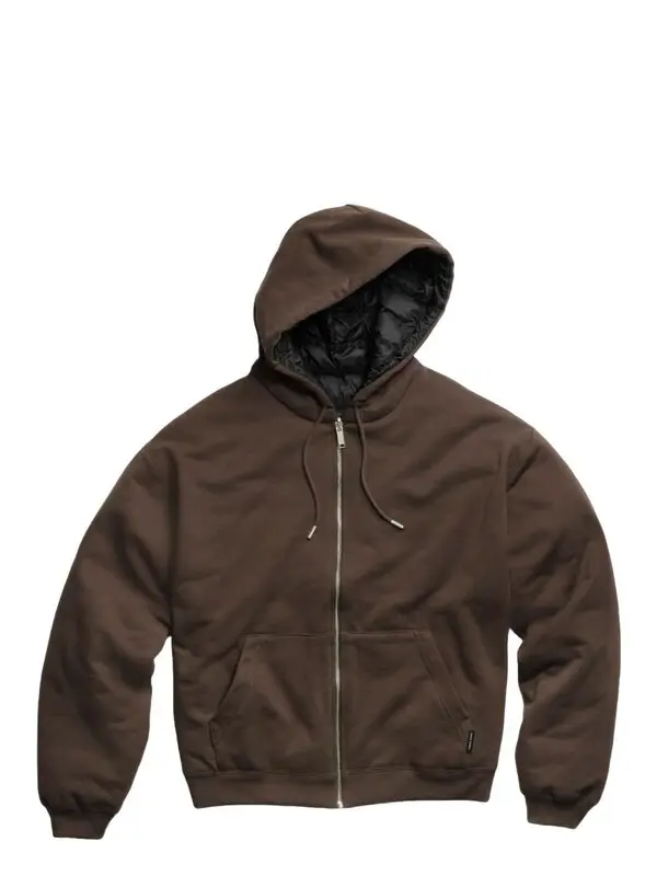 Canada Goose Hooded Zip Jacket - Earth/black