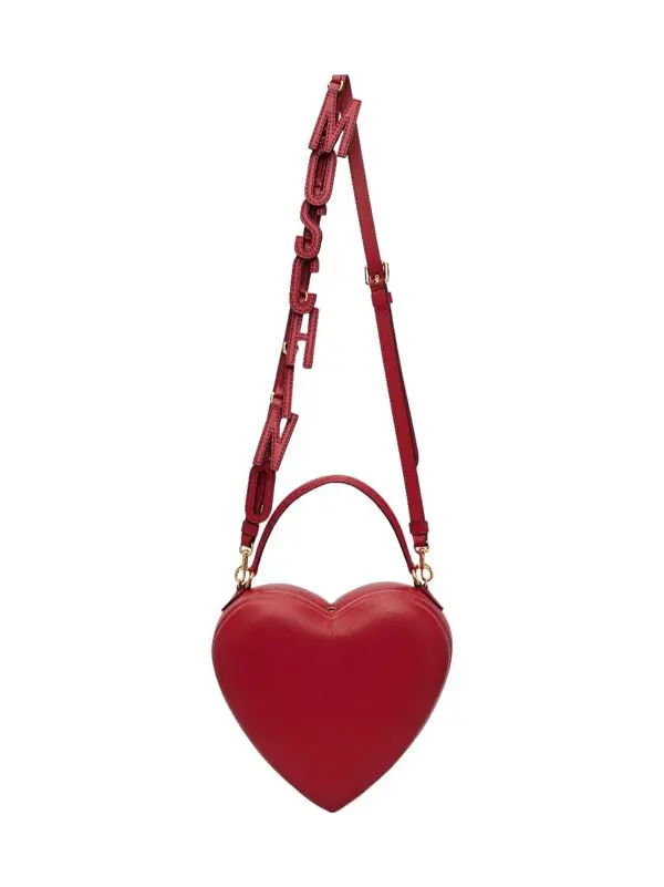 Moschino Heart-shaped Shoulder Bag - Red