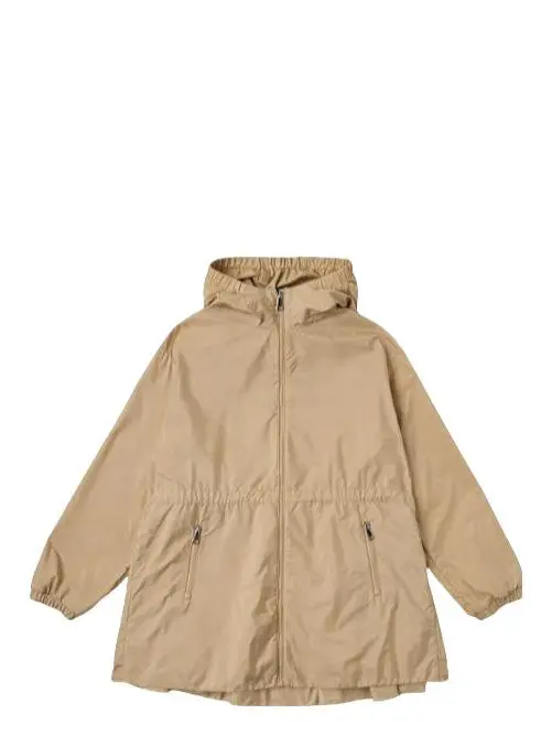 Moncler Wete Hooded Nylon Parka - Nude