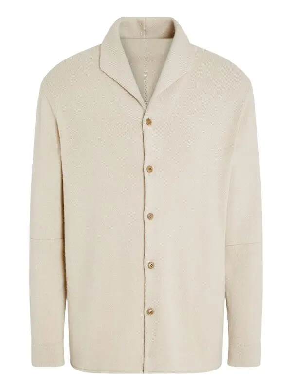 Zegna Oasi Buttoned Cardigan - Light Beige