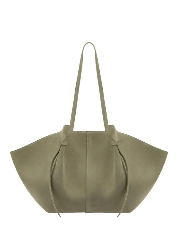 Yuzefi Double Handle Shoulder Bag - Green