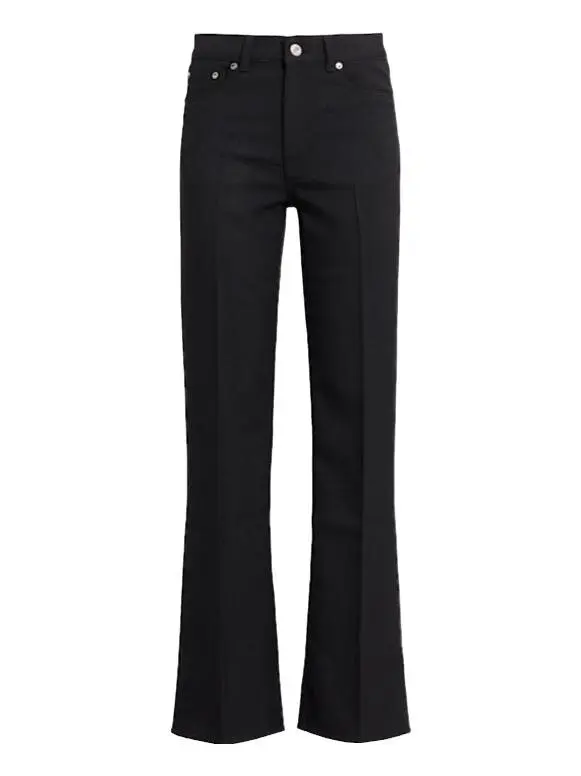Our Legacy Boot Cut Straight Leg Jeans - Black