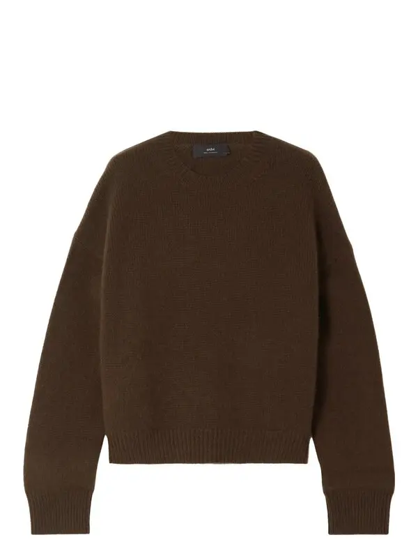Arch4 Knitted Cashmere Sweater - Brown