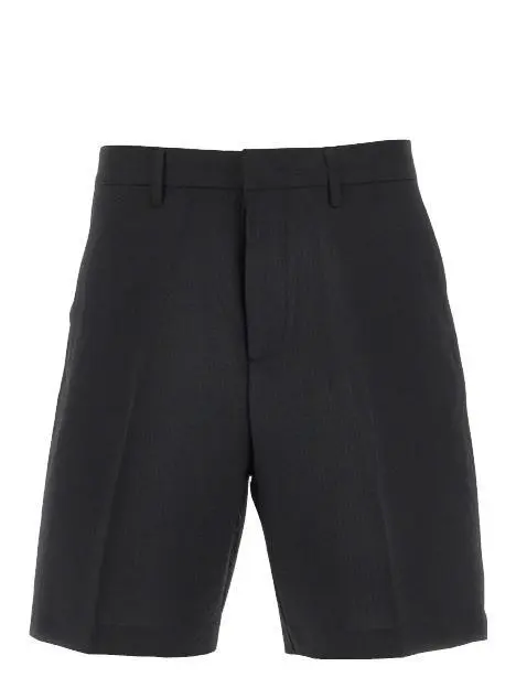 Emporio Armani Belt Loops Bermuda - Black