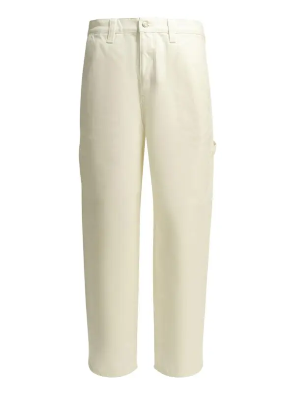 StÜssy Workwear Pants With Belt Loops - White