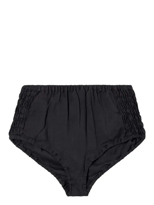 Dries Van Noten Pleated Shorts - Black