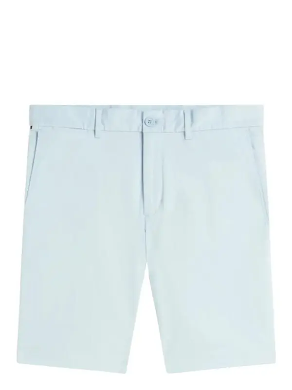 Tommy Hilfiger Belt Loop Shorts With Side Pockets And Brand Logo - White