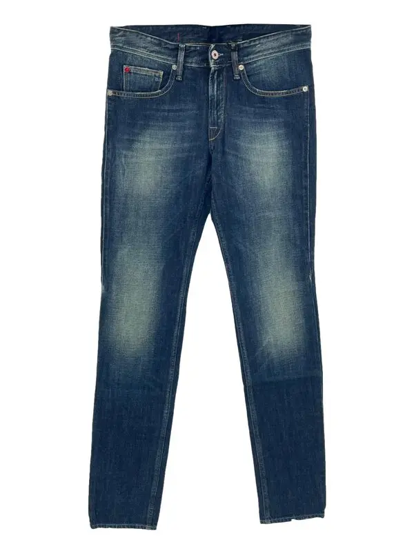 Moschino Five-pocket Denim Trousers - Blue